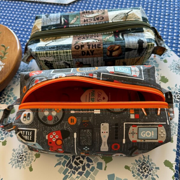 Mini Boxy Pouch Musical Instruments, Handmade Small Zipper Pouch, Mini ...