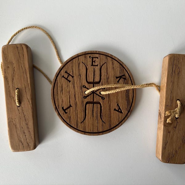 Large SPIRIT TRAP in Solid Oak (jason Miller - 'protection & Reversal ...