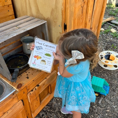Printable Mud Kitchen Recipe Cards, Educational Learning Resources ...