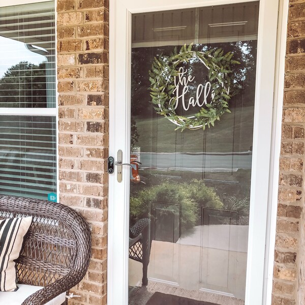 Door Sign Last Name for Front Door Family Name Decoration Custom ...