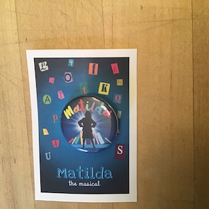 Matilda the Musical Chokey Inspired Pinback Button Badge | Etsy
