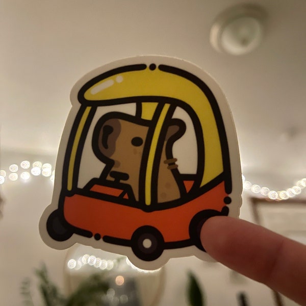 Capybara Car Sticker - Etsy