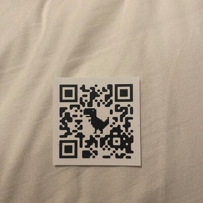 Rick Roll Sticker, QR Code Sticker, Meme Sticker, Joke Waterproof Vinyl ...