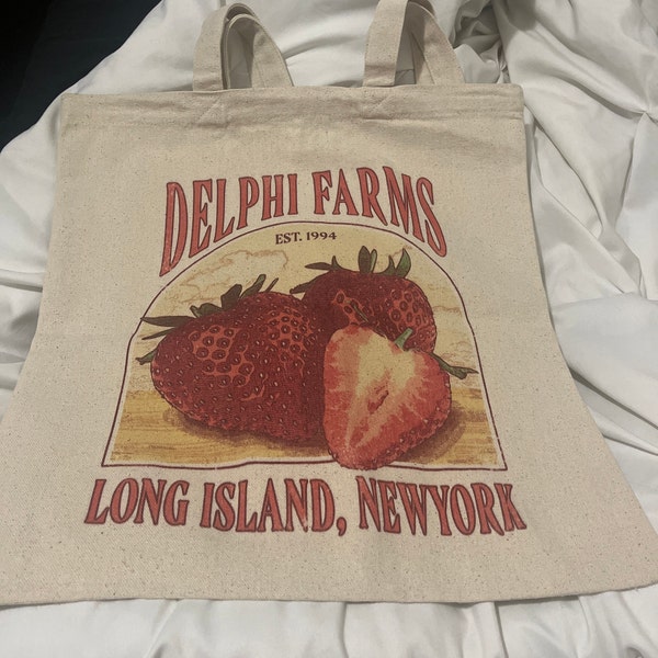 Delphi PJO Tote Bag, Delphi Strawberry Farms Tote Bag, Delphi ...