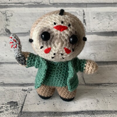 Pattern Only Halloween Horror Icon Inspired Jason Crochet Amigurumi ...