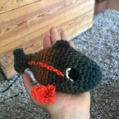 PATTERN: Ripple the Rainbow Trout Pattern Amigurumi Rainbow Trout ...