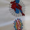 Superhero Embroidery Design, Flying Web Super Hero Embroidery Design ...