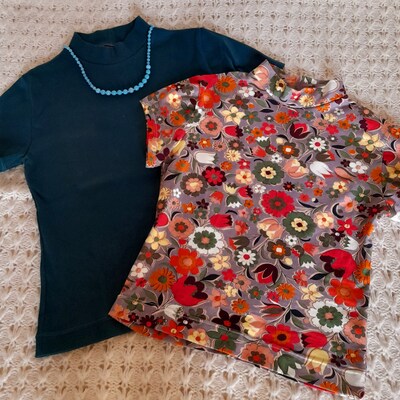 Cap Sleeve Mock Neck Top Digital PDF Sewing Pattern // US Size XS-L ...