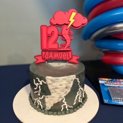 Tornado Theme Cake Topper Two-nado Theme Four-nado Theme Party - Etsy