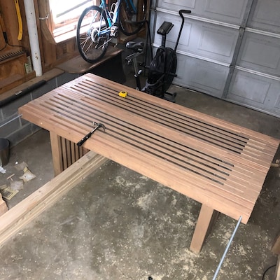 Simple Picnic Table Plans 2x4 Outdoor Furniture DIY, Easy to Build - Etsy