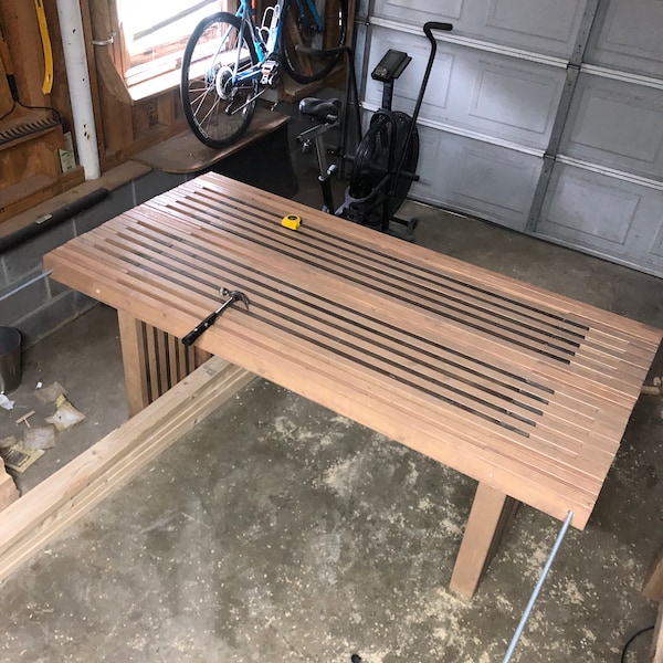 Simple Picnic Table Plans 2x4 Outdoor Furniture (DIY, Easy to Build) - Etsy