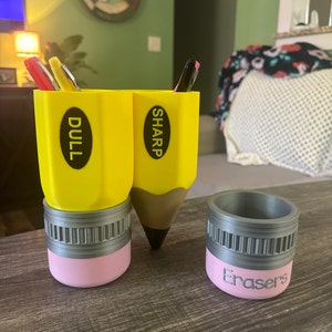 Pencil Holder for Primary School Teachers Desk Sharp Dull, Made in ...