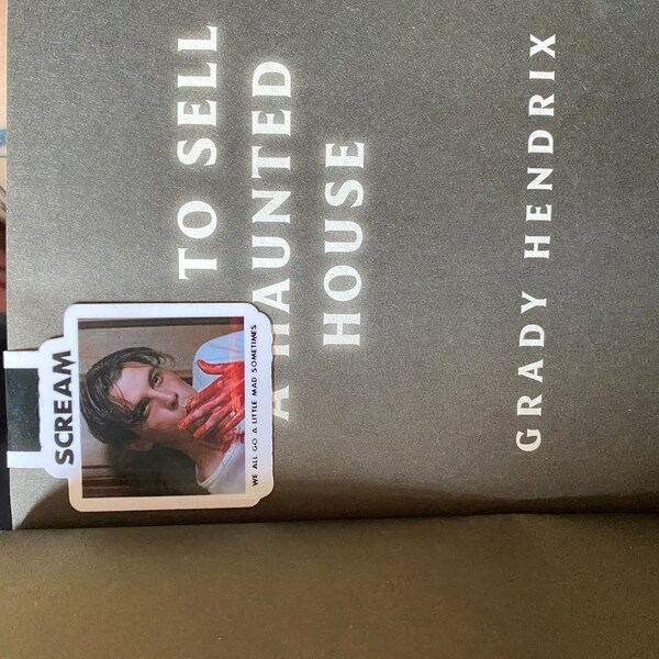 Billy Loomis Magnetic Bookmark| Ghostface | Scream Movie Bookmarks ...