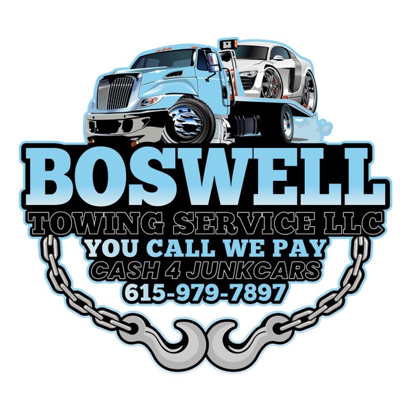 Towing Truck Logo, Roadside Assistance Logo, Towing Chain Svg, Tow ...