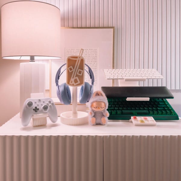 Fluted Jewelry Organizer Box- Pastel Swivel Stacked Ribbed Box Cute ...