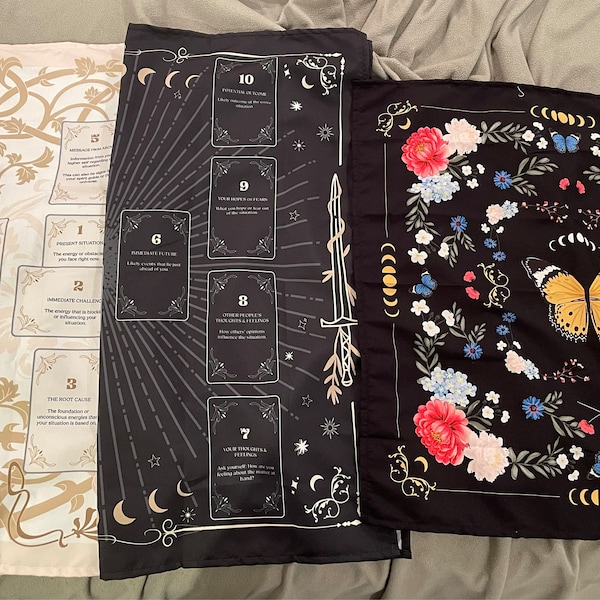 Tarot Spread Cloth With Celtic Cross | Tarot Reading Cloth | Learn ...