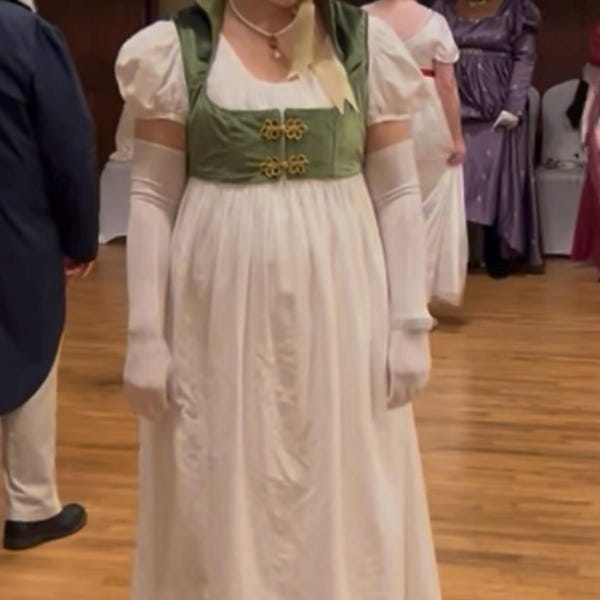 Spencer Style Vest Bodice Sleeveless Jacket Regency Pride and Prejudice ...