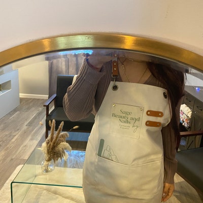 Custom Nail Tech Apron for Manicurist Apron for Nail Technician Apron ...