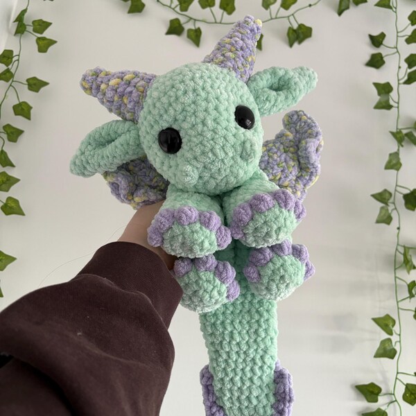 Cato the Dragon Snuggler/lovey Amigurumi Crochet Pattern - Etsy