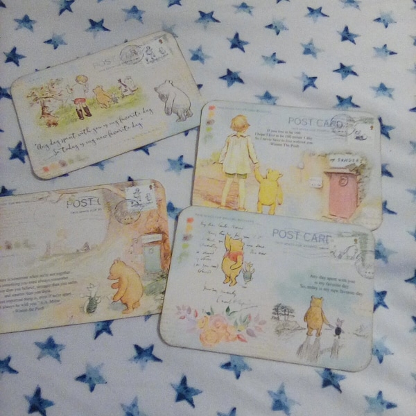 Art Mail | Classic Winnie the Pooh Post Cards | Kids Post Cards ...