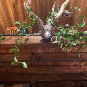 Yellow Night Light Accent Lamp Decorative Wooden Night Lamp Wonderful ...