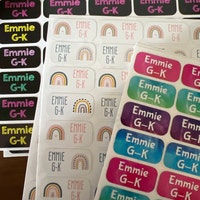 Daycare Pack of Custom Labels Set of 60 standard, Mini & Pacifier Baby ...