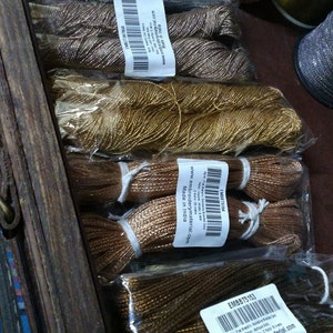 Mukaish Badla Metal Flat Metallic Thread Tape Embroidery Wire - Etsy