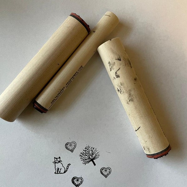 Cat Rubber Stamp - Etsy