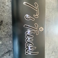 Custom Vinyl Lettering Decal Sticker Outdoor Use on Auto Car Truck Semi ...