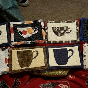 In the Hoop Mug Rug 3 Different Designs in the Hoop Projects, in the ...