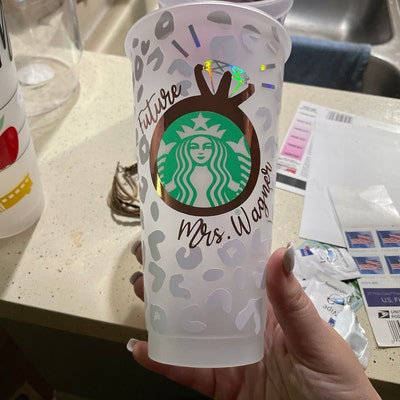 Cow Starbucks Ice Cup/ Cold Cup Starbucks / Customizable Cups / Ice ...
