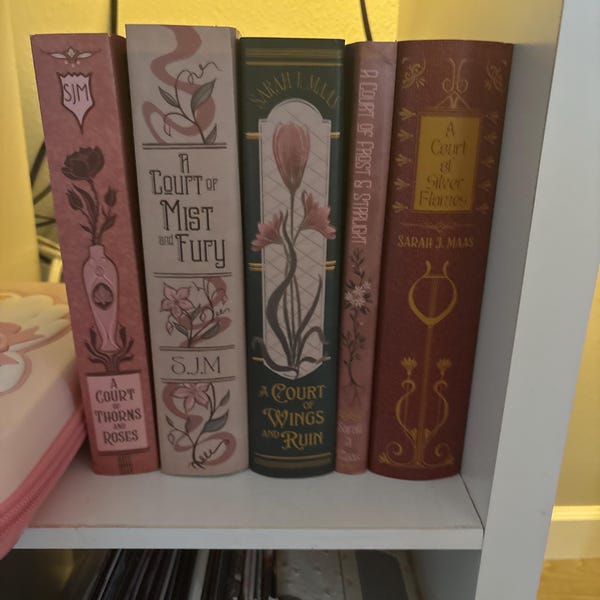 ACOTAR Paperback Vintage Dust Jackets Set, Digital Download, Officially ...