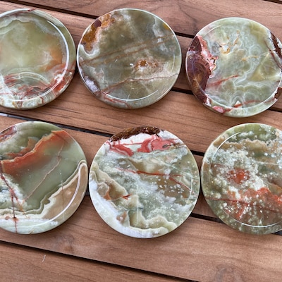 Onyx Soap Dish / Green Stone Carved Dish - Etsy