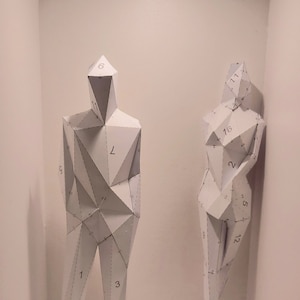 Paper Man Papercraft Digital Template Origami PDF Download - Etsy UK