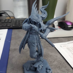 Vhok Ironfist, Hero for DND or Pathfinder 8K Resin Based Miniature the ...