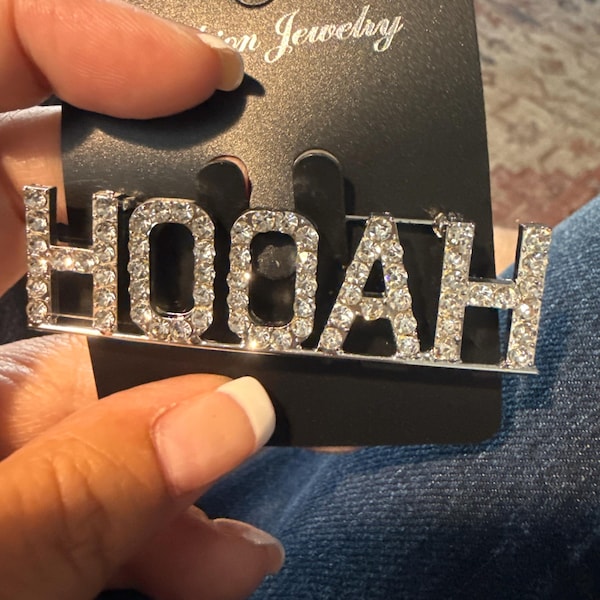 CUSTOM Bling-bling Words Pins, Handmade Name Brooch Pin, Personalised ...