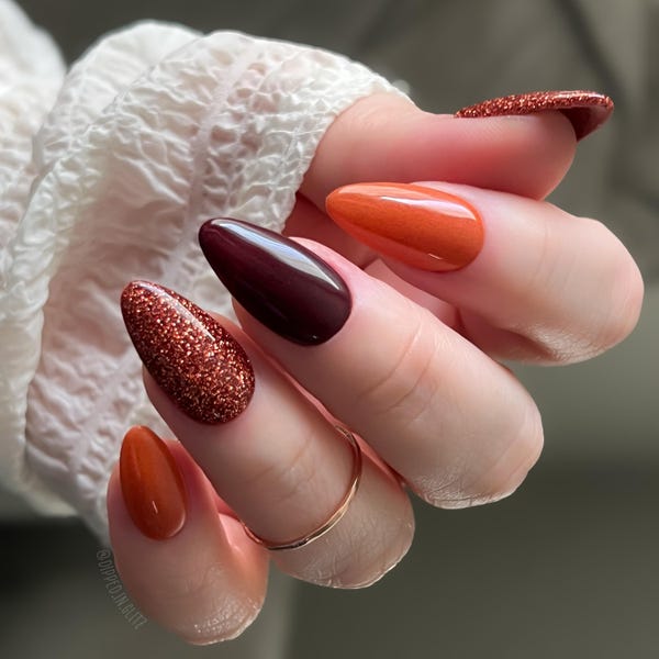 In My Fall Era Fall Nails, Dip Powder, Nail Dip, Fall Dip Powder, Nail ...