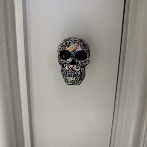 Bronze Skull Drawer Handles, Skull Door Knobs, Resin Kitchen Door Knobs ...