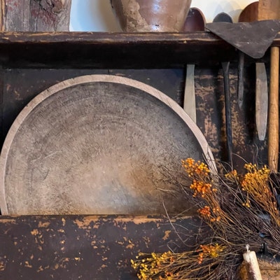 Antique Stoneware Crock, Cream Crock, Utensil Crock, Kitchen Decor ...