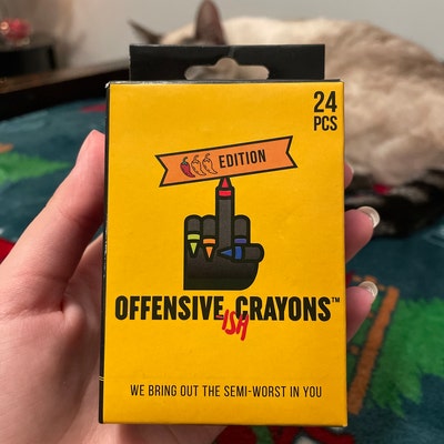 Offensive Crayons: Pot Pack Funny Gag Gift Sarcastic Humor - Etsy