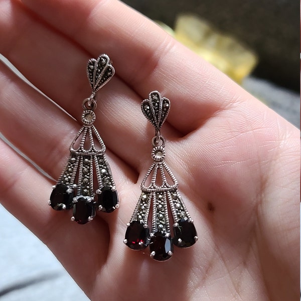 Antique Victorian 9ct Gold Ruby Shield Bar Brooch - Etsy