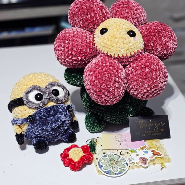 Handmade Crochet Minion Plush - Etsy