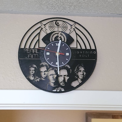 Police Car Vinyl Record Large Wall Clock Gift for Police Officer ...