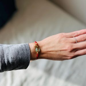 Red String Bracelet, Ancient Chinese Lucky Coin Bracelet, Wealth ...
