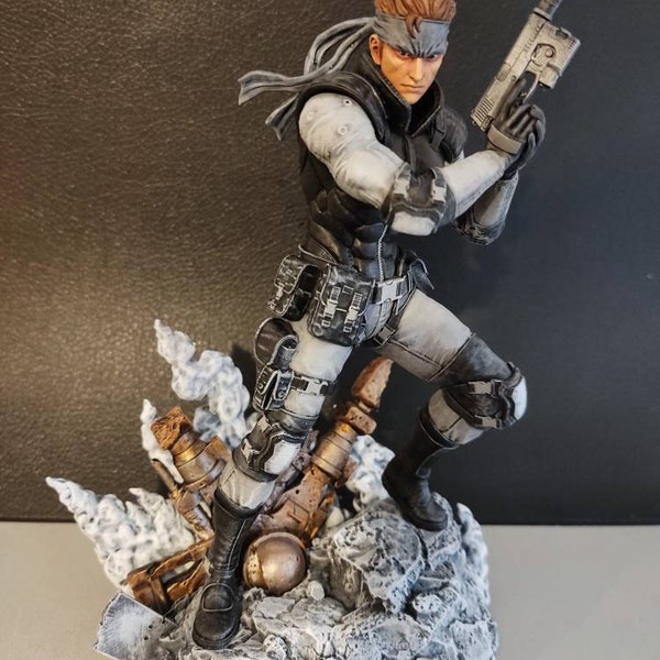 Solid Snake From Metal Gear Solid 1 - 191mm 3d Printed Kit (nomnom ...