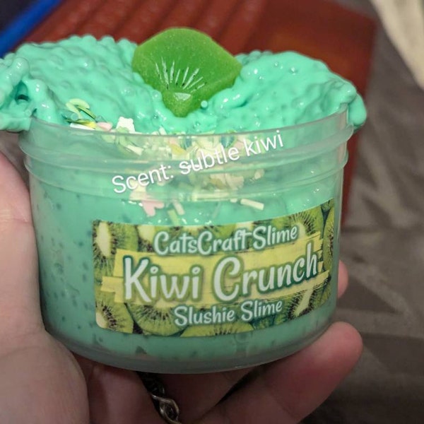 Slushie Slime candy Cauldron SCENTED Purple Crystal Clear Slushee Bead ...