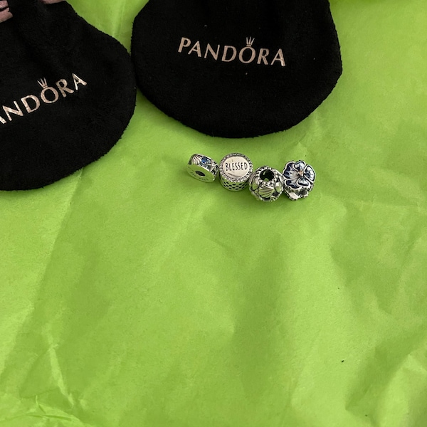 Pandora Sterling Silver Openwork Starfish, Shells & Hearts Charm Sea ...