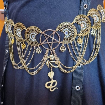 Large Sigil of Baphomet Pendant bessy Version Stainless - Etsy
