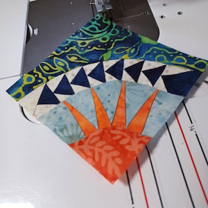 6 Carolina Lily Quilt Block, Printable PDF. Foundation Paper Piecing ...