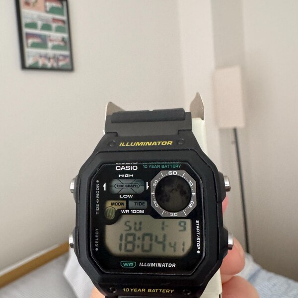 Casio AE-1200/WS-1700 Modified 'royale-shock" Watch - Colored Screen ...